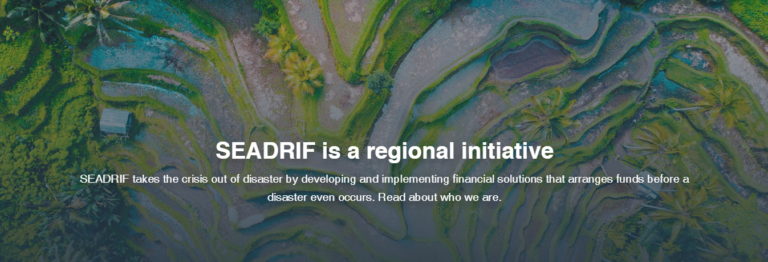 Southeast Asia Disaster Risk Insurance Facility – Resilience Risk Pools